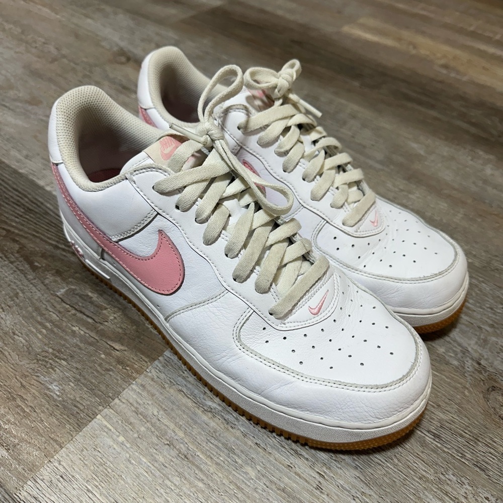 Nike Men’s Air Force 1 Low Anniversary Edition Pink &… - Gem
